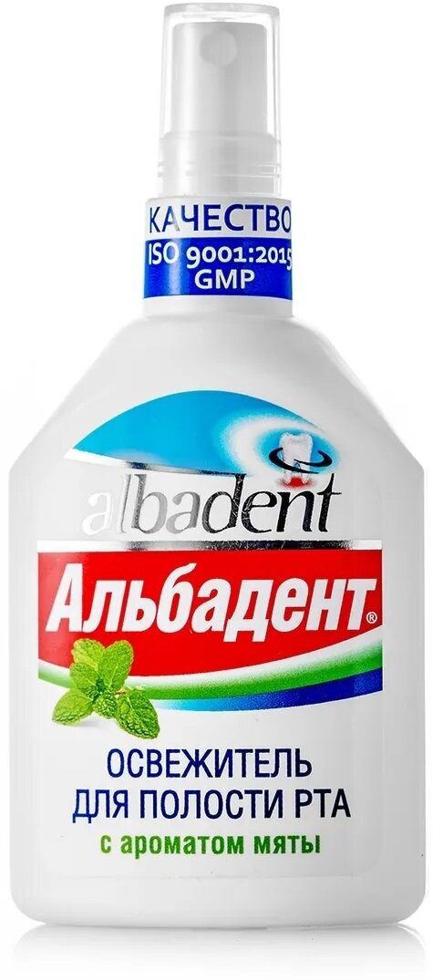 Освежитель Д/РТА альбадент мята 35МЛ спрей