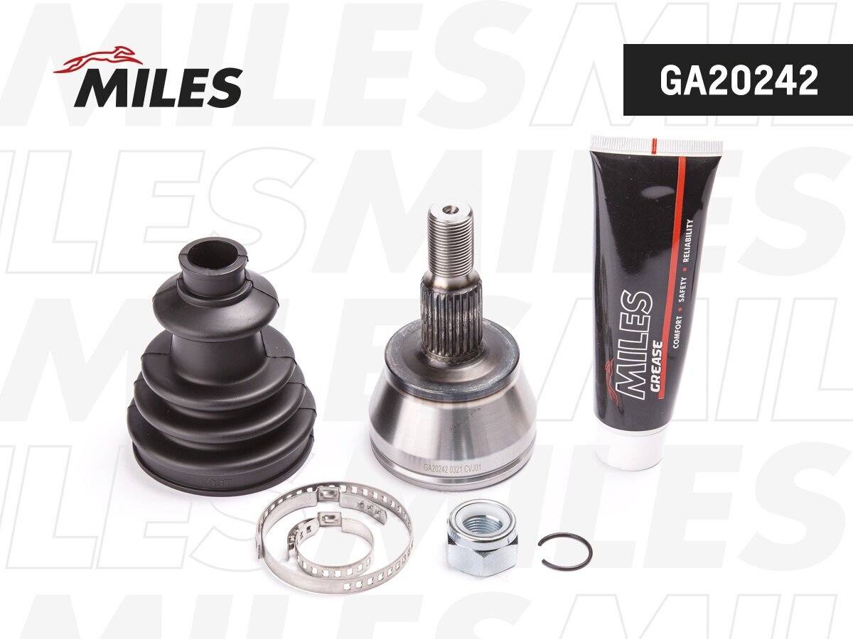 MILES ШРУС наружный MERCEDES BENZ W169/W245 1.5-2.0 04- (GKN 304829) GA20242