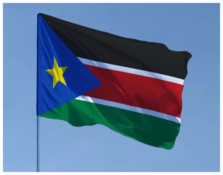 Флаг Южного Судана 90х135 см