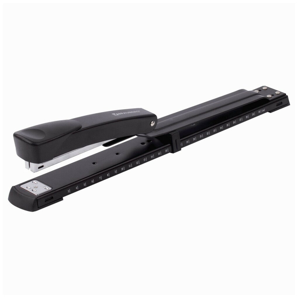 Степлер №24/6, 26/6 BRAUBERG "Universal", до 25 листов, С функцией брошюрования, черный, 220942, 1 шт