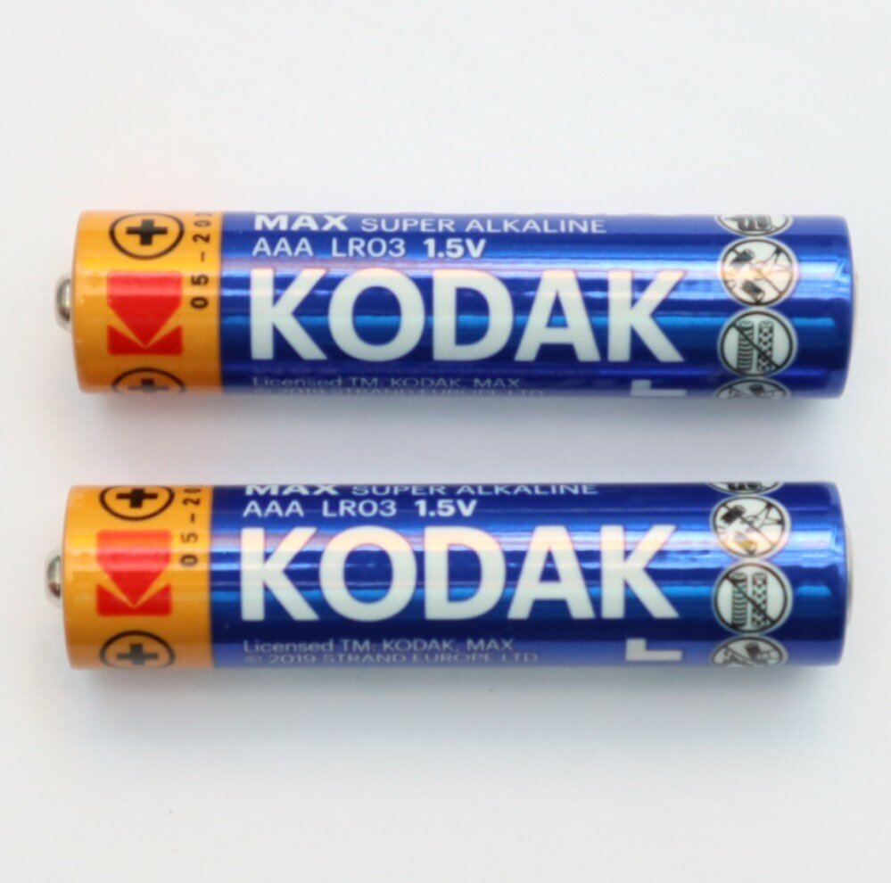 Батарейка Kodak Max Super Alkaline AAA (LR03), в упаковке: 2 шт.