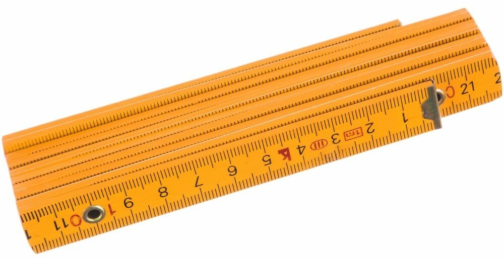 Метр складной, длина 1 м, дерево 1 кл. точности калиброн 116535