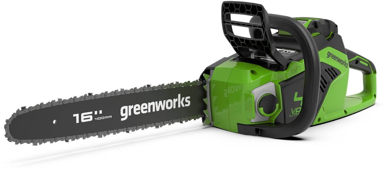 Пила цепная аккумуляторная G-MAX 40V GREENWORKS GD40CS18 с АКБ 8 Ач и ЗУ