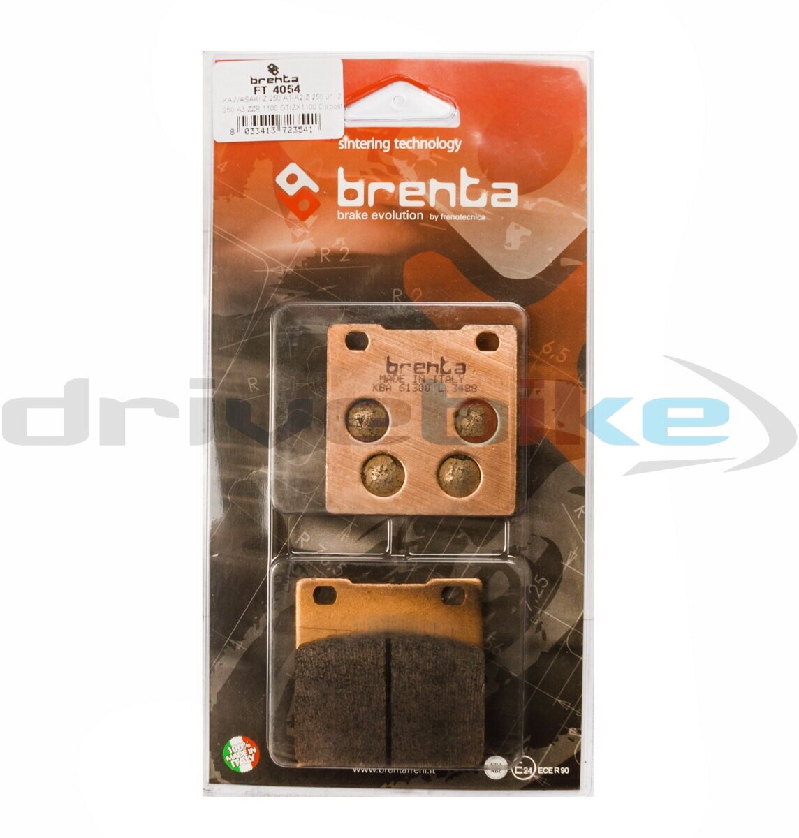 BRENTA Тормозные колодки FT 4054 Sintered