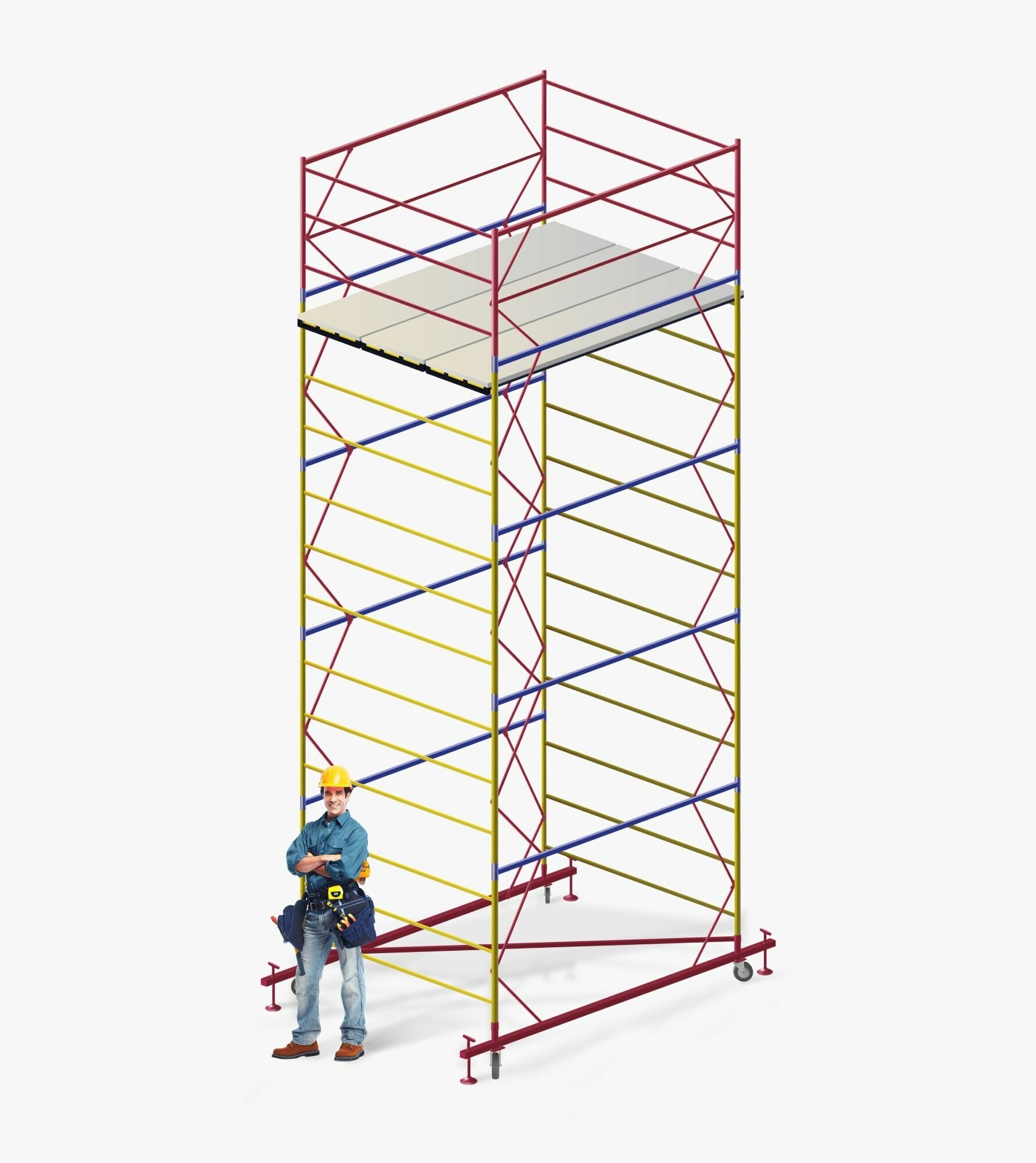 Вышка-тура 1.6 х 2.0 4 Секции, высота 5.1 м