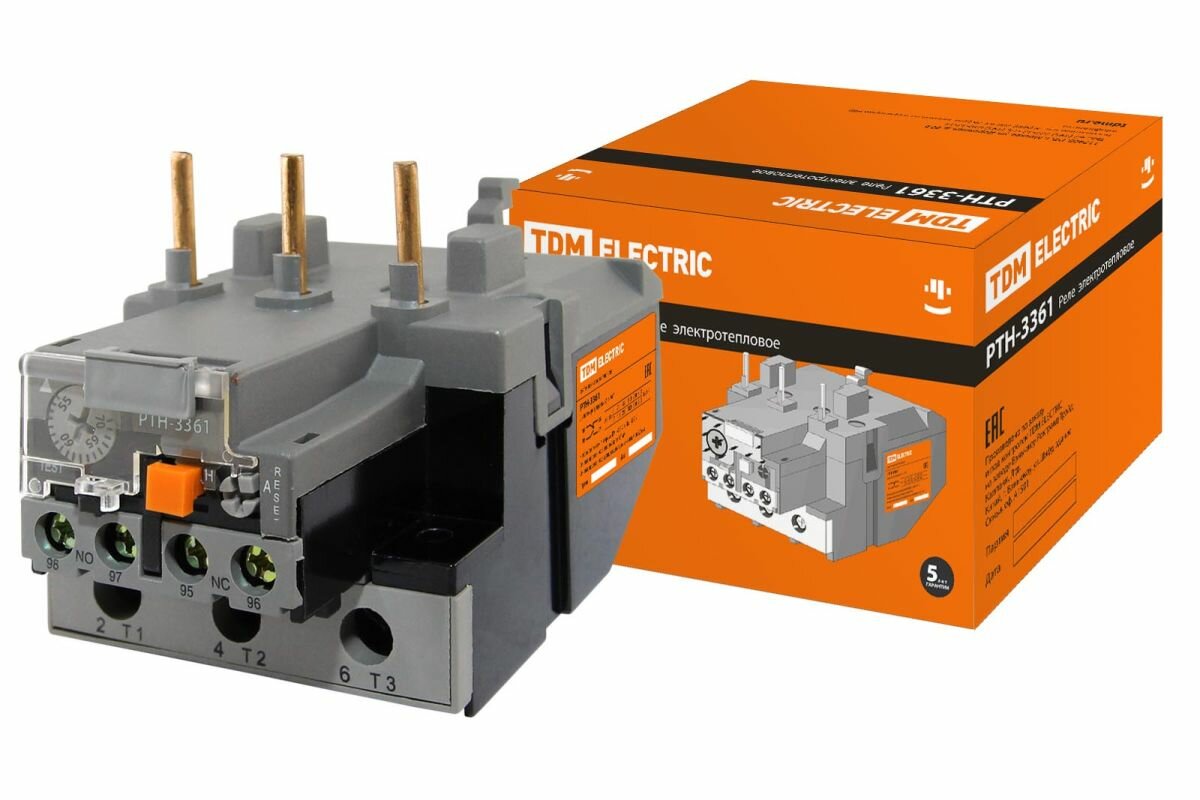Реле электротепловое РТН-3361 55-70А TDM