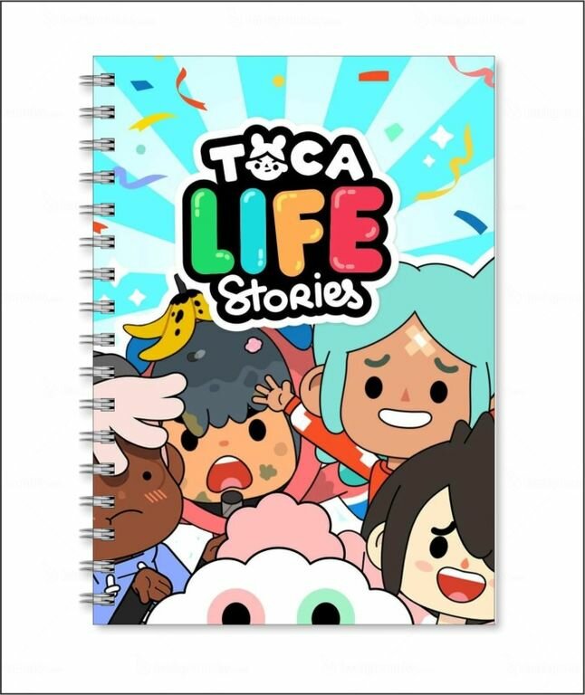 Тетрадь по игре Тока Бока, Toca Boka №10, А6