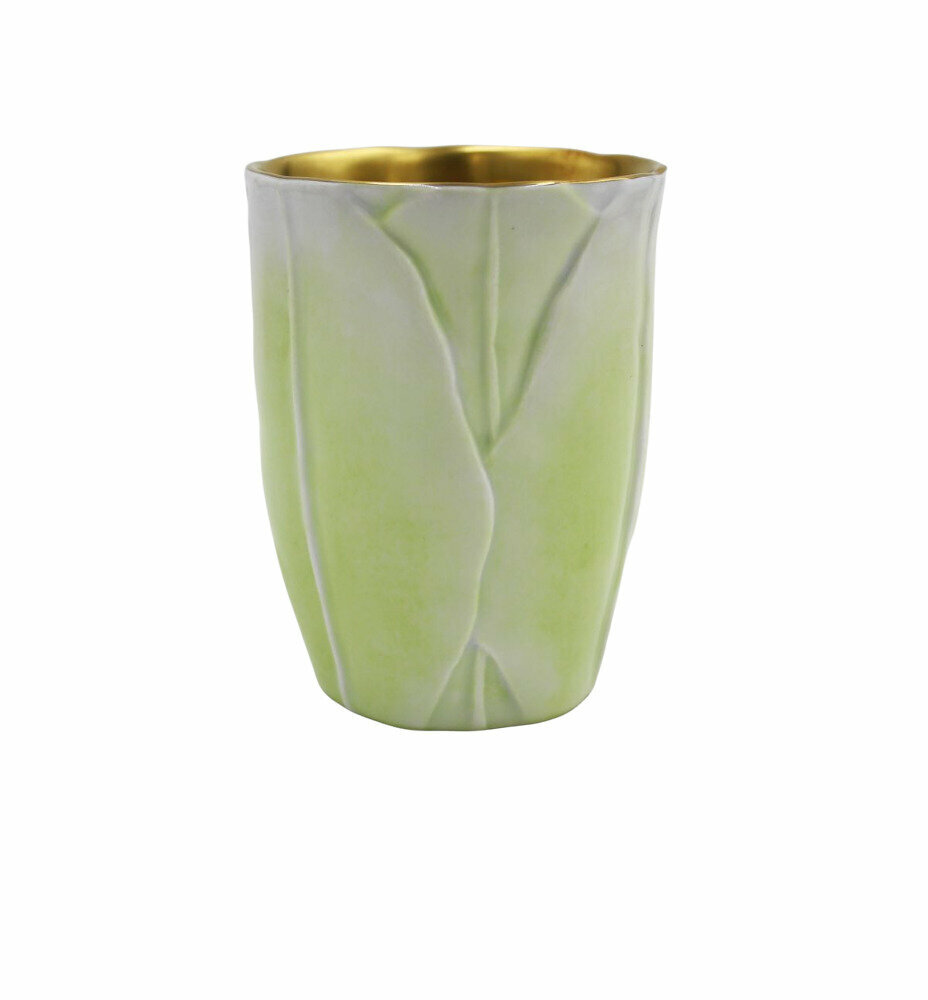 Стакан 200 мл. Флора де Кора, салатовый цв.