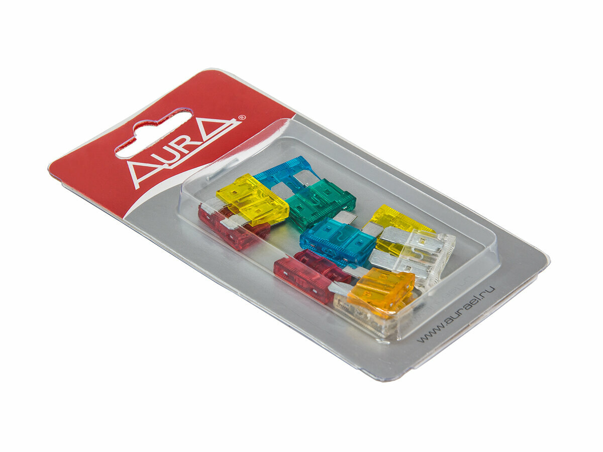 Набор предохранителей ATC, 5Ах1 10Aх2 15Ах2 20Ах2 25Ах2 30Ах1, AurA FAT-NSET