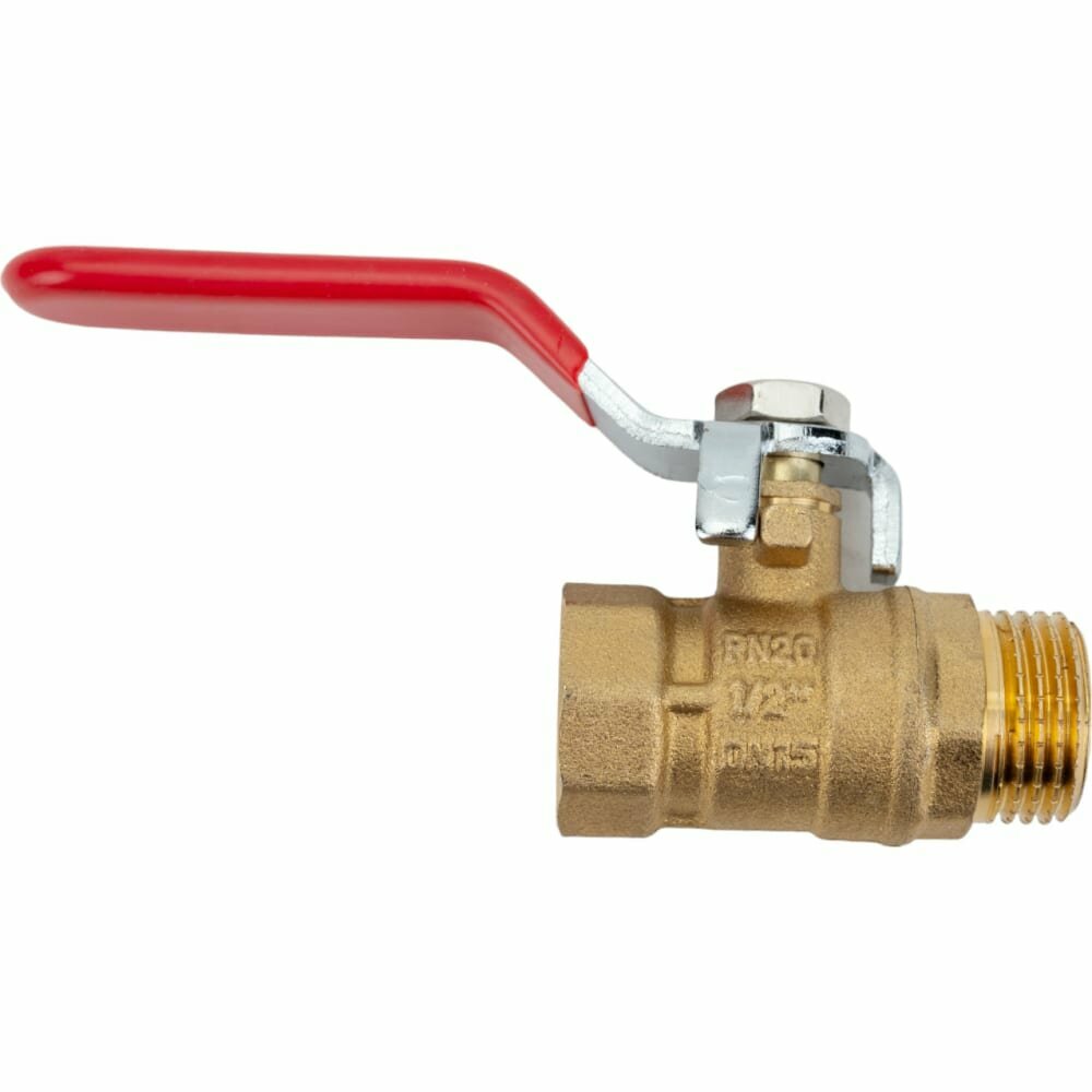 Шаровой кран ProfECO 1/2 ВР-НР, муфтовый, ручка, Ду15, Ру20 11Б27п1 PE-12FML