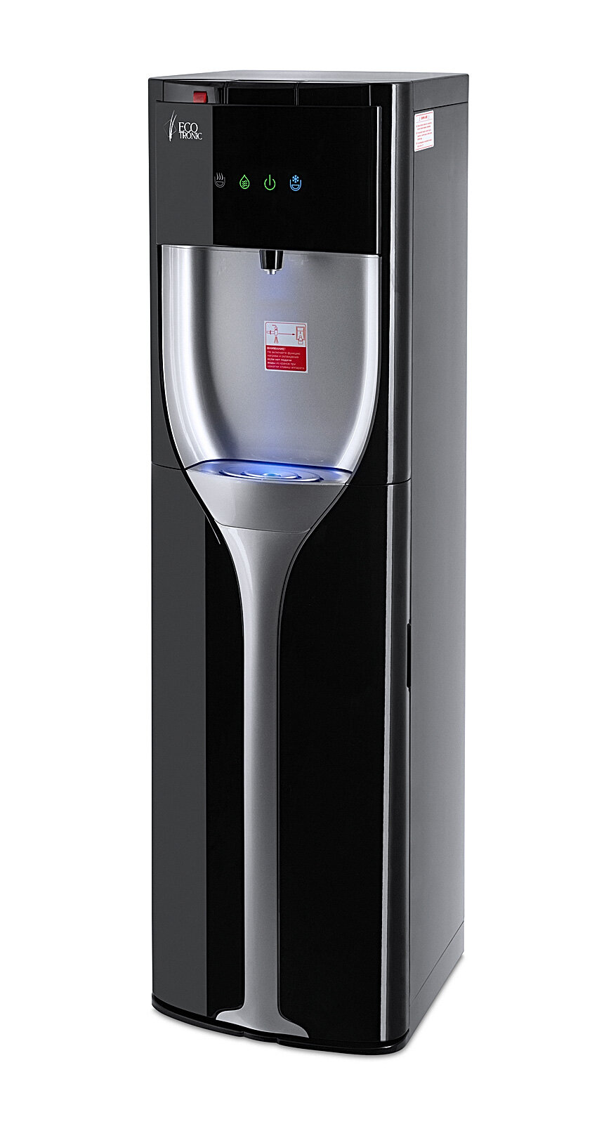 Ecotronic P10-LX Black. Гарантия 12мес. Кулер , с нагревом и компрессорным охлаждением. Нижняя загрузка.