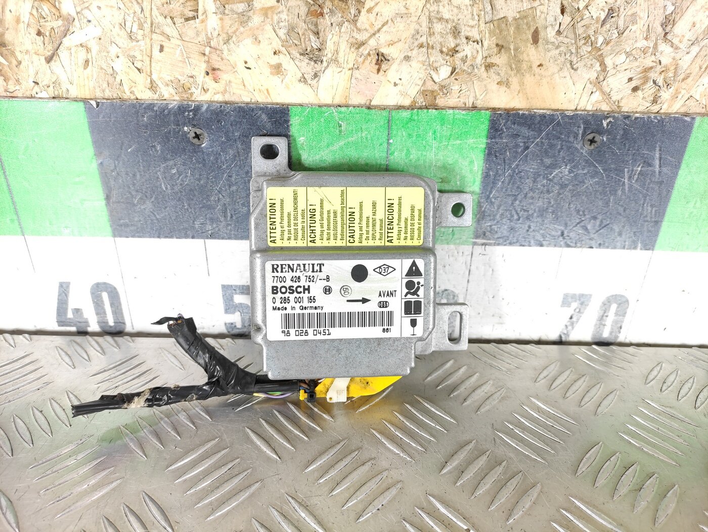 Блок управления Air Bag RENAULT CLIO 1998-2008 7700426752