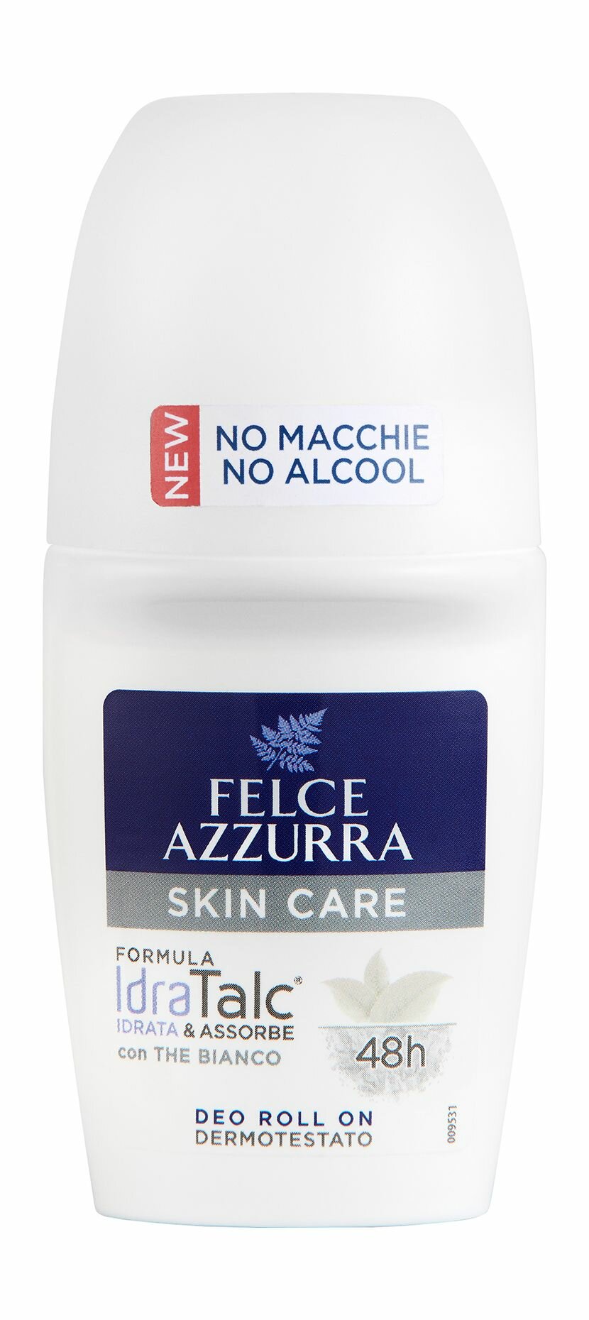 FELCE AZZURA Дезодорант антиперспирант шариковый с белым чаем "Уход за кожей", 50 мл