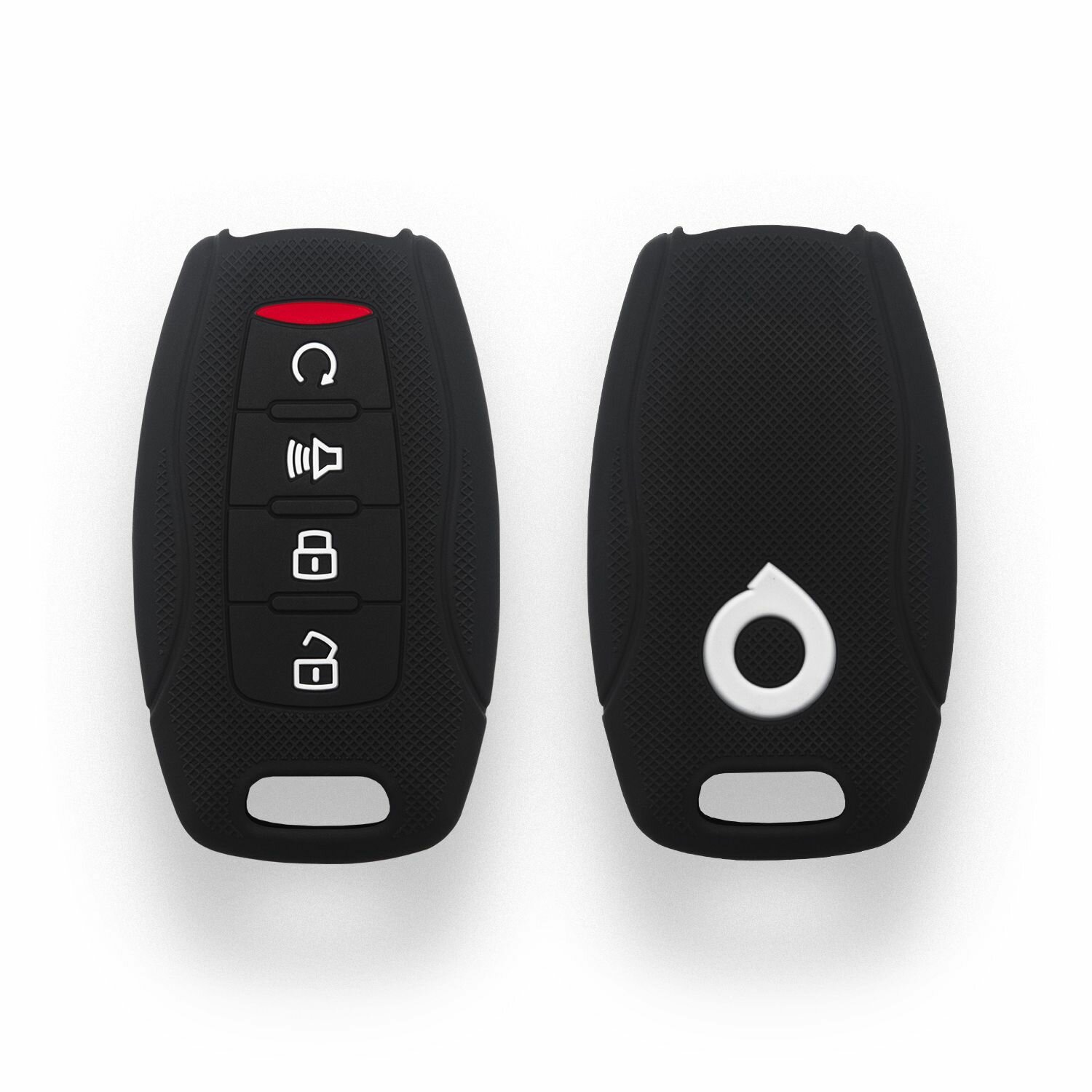 Чехол для ключа Great Wall Haval H6 Jolion H8 H9 M6 F7 F7x Dargo F5 C30 Pao Poer, 4 кнопки, Черный