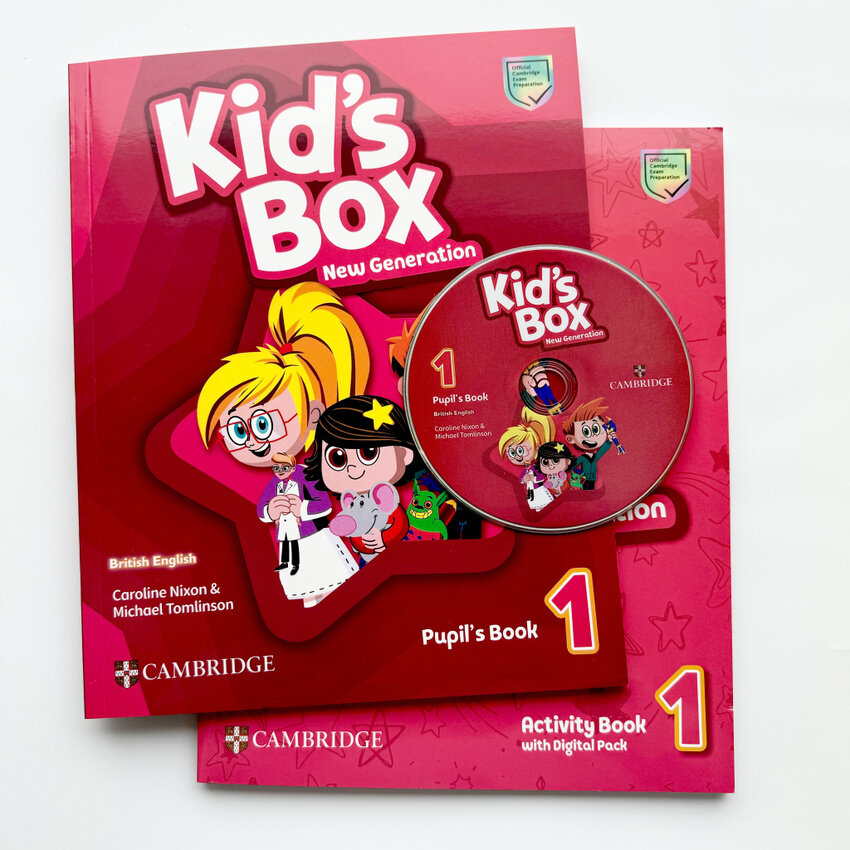 Kid's Box New Generation 1: Pupil’s Book (учебник) + Activity Book (рабочая тетрадь) + Диск