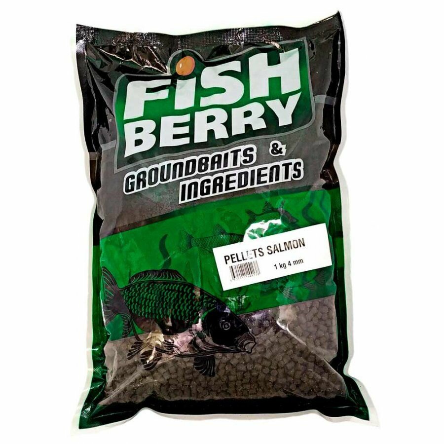 Пеллетсы прикормочные Fishberry лосось (гранулы) тёмно-коричневый 1кг 4мм LBP-0020