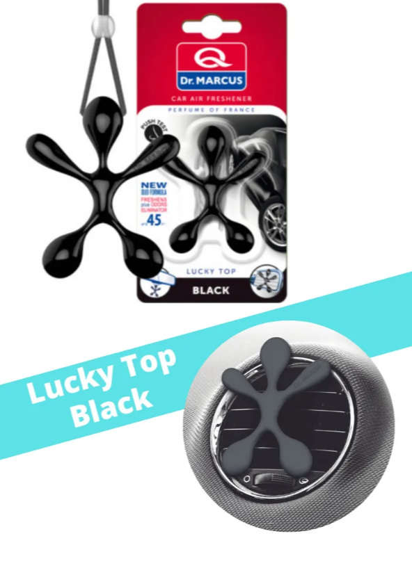 Dr. Marcus Ароматизатор для автомобиля Lucky Top Black 50 г специальный черный