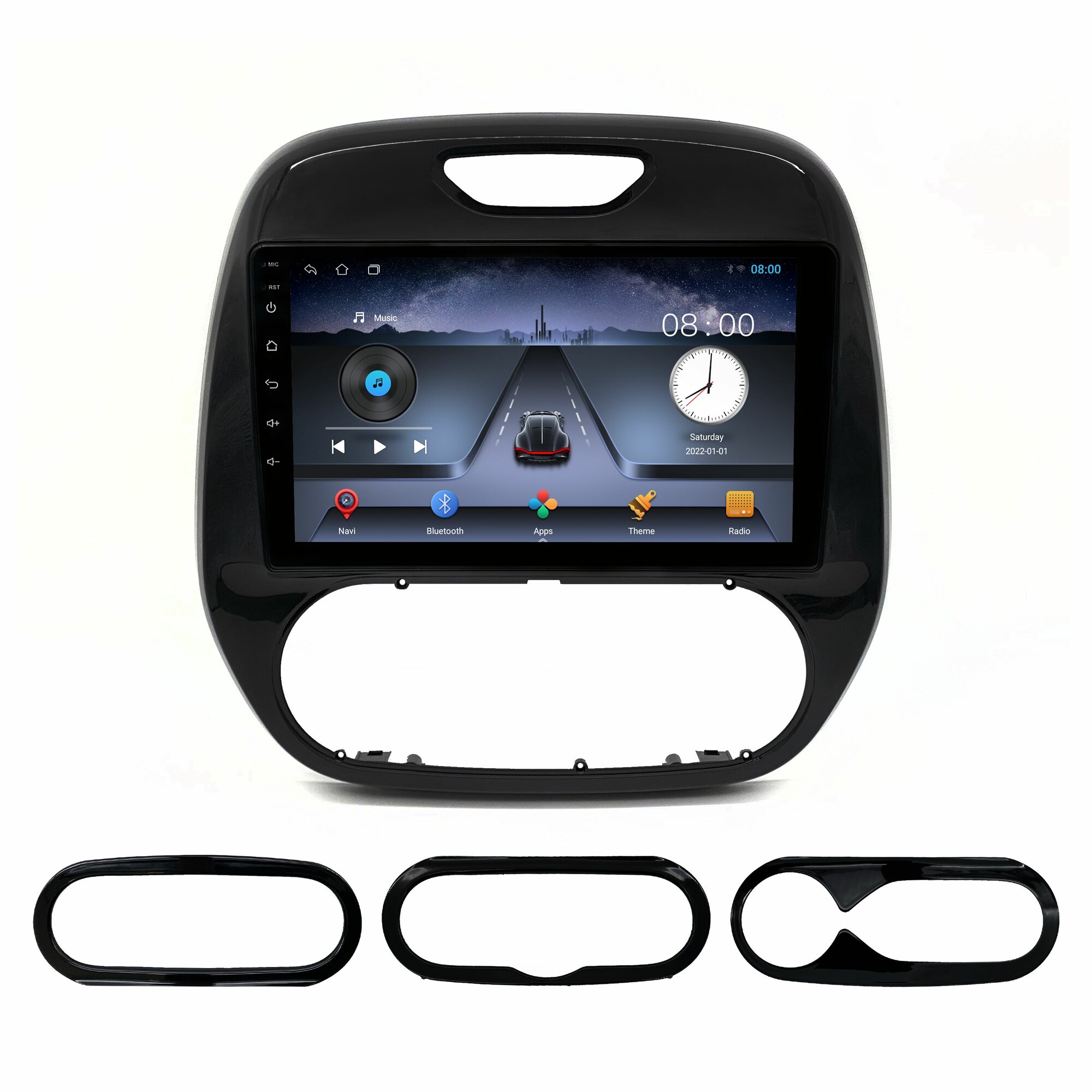 Магнитола Android для Renault Kaptur 2016+ (Captur 2013-2019) QLED 2/32GB