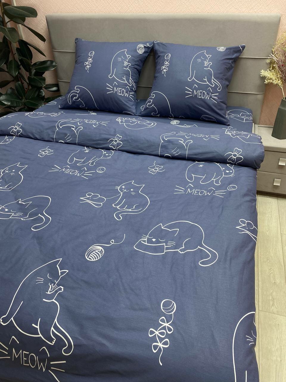 Enamorado комплект постельного белья, 2-х спальное с евро простыней, 100% хлопок, бязь