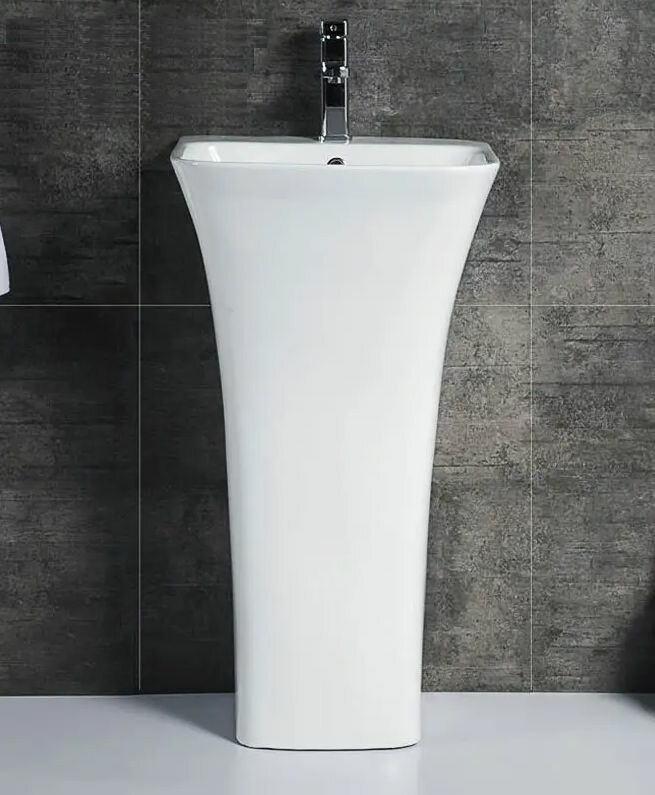 Раковина Ceruttispa LUCA напольная (450х435х835) белая