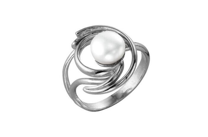 Кольцо, жемчуг имитация