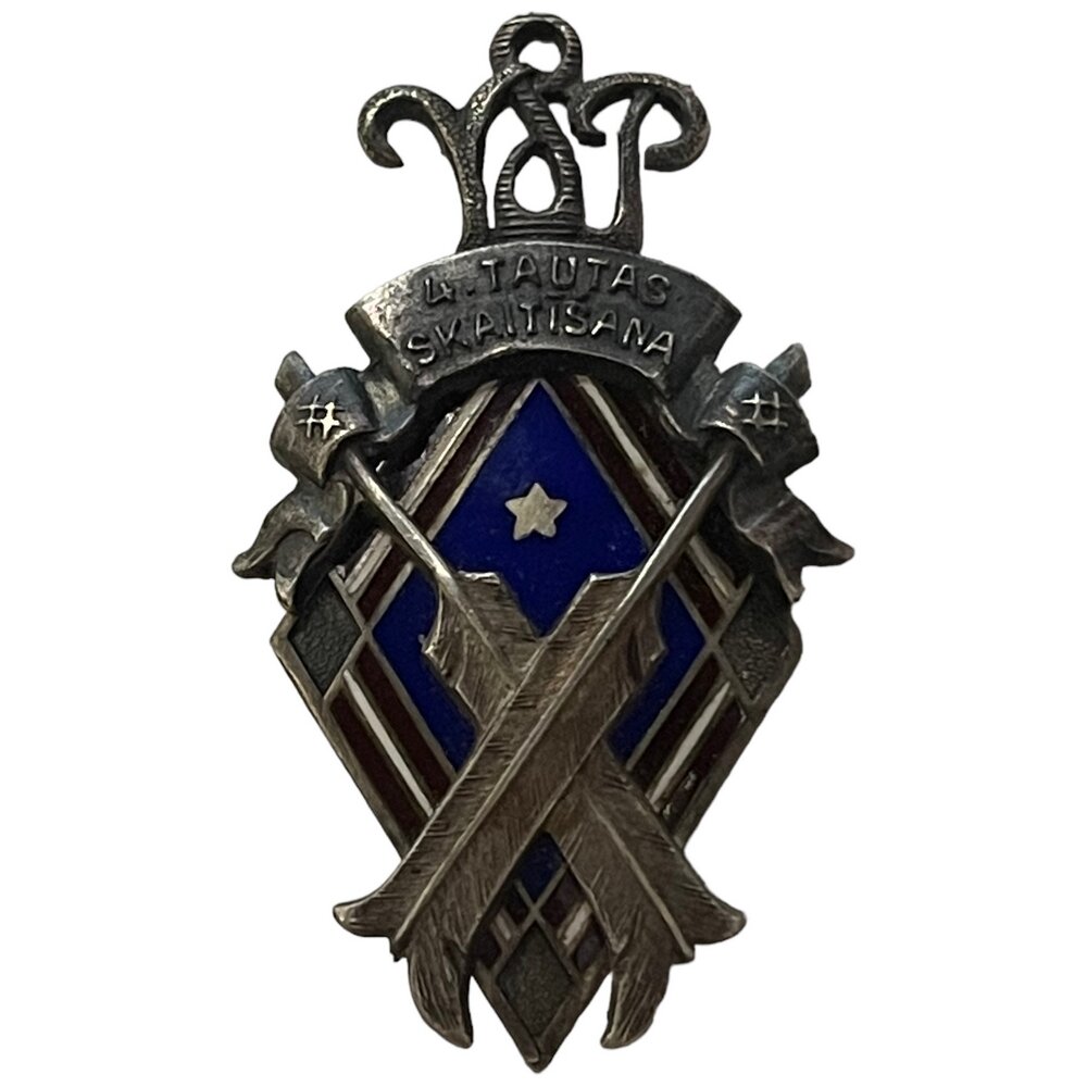 Знак "Четвертая перепись населения" Латвия 1935 г.