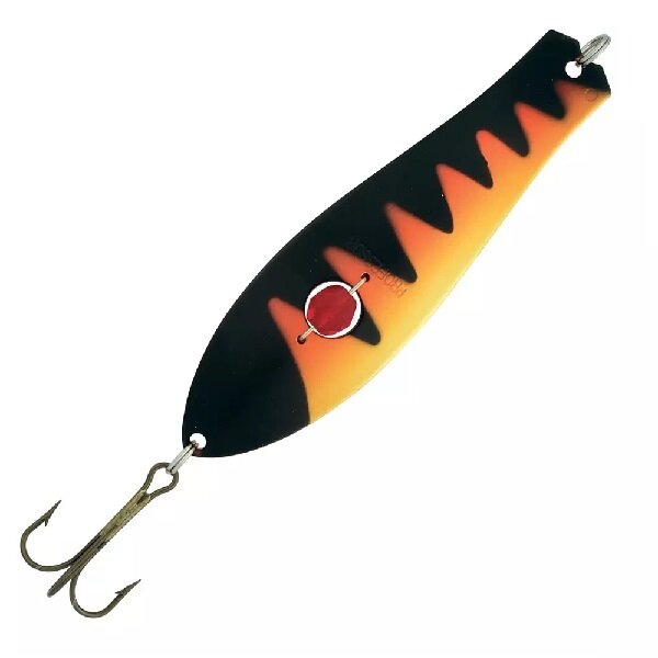 Блесна колеблющаяся Kuusamo Professor 2 90/26 с бусинкой BL/FR/Ye-C