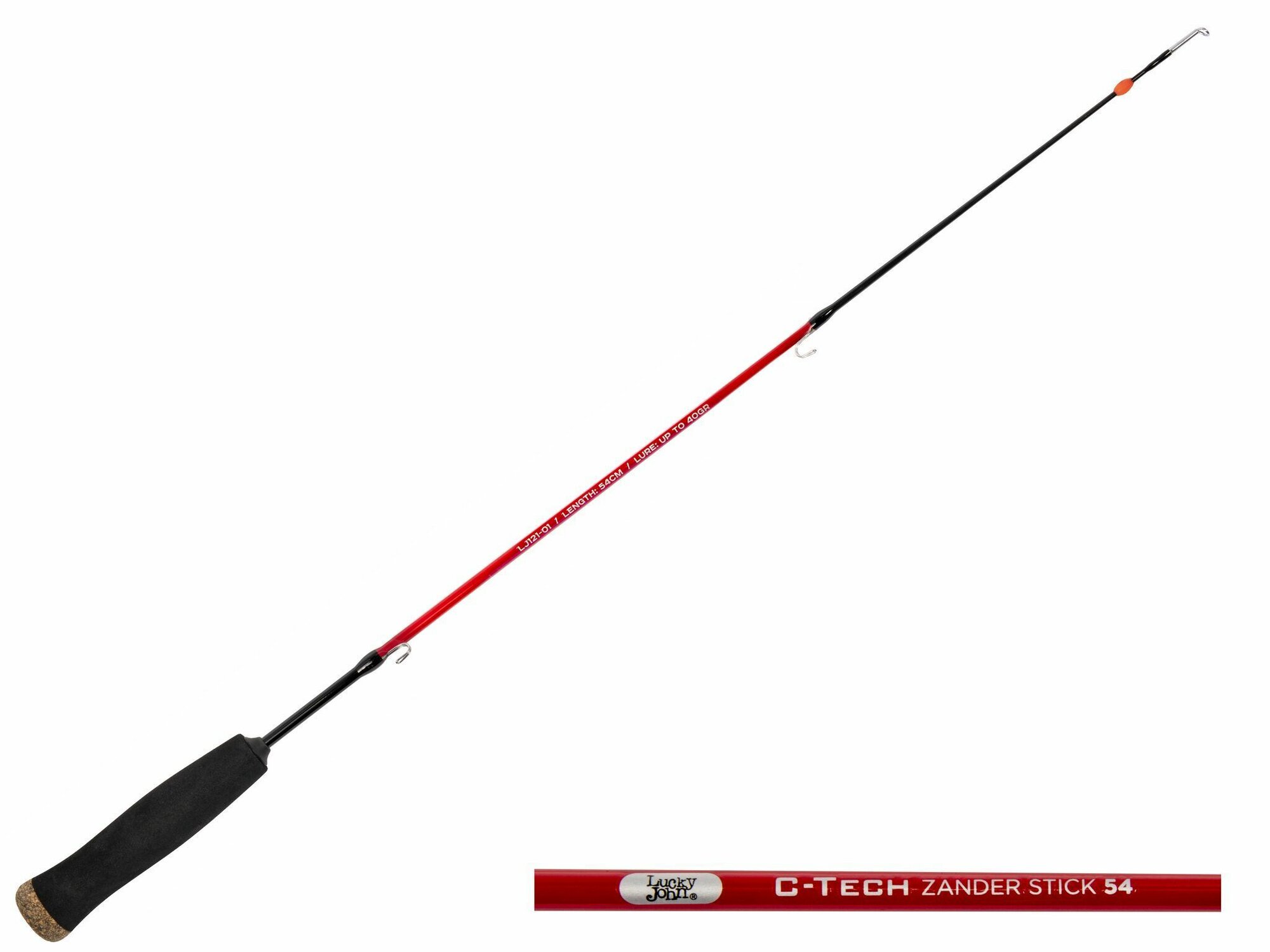 Удочка для зимней рыбалки Lucky John C-TECH ZANDER STICK 54см (LJ121-01)