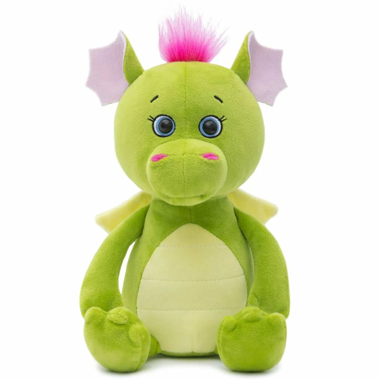 Мягкая игрушка KULT of toys Дракон Uno салатовый 25 см