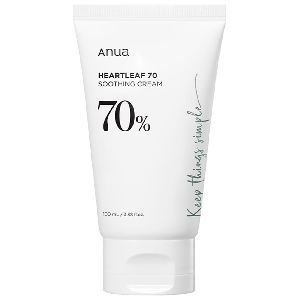 Крем для лица Anua Heartleaf 70% Soothing Cream успокаивающий, 100 мл