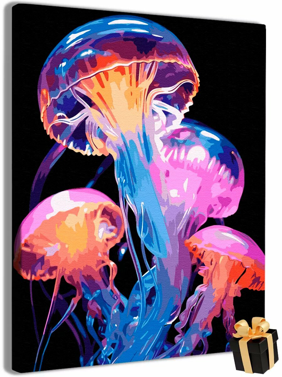 Картина по номерам медузы