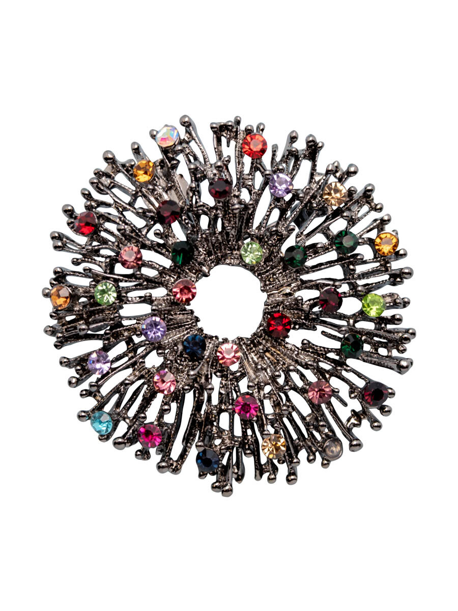 Брошь, стразы