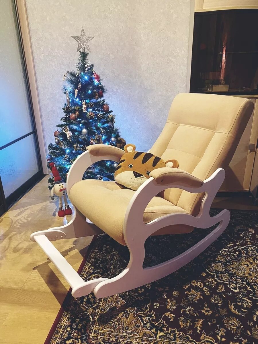 Кресло качалка взрослое Feeria Lux