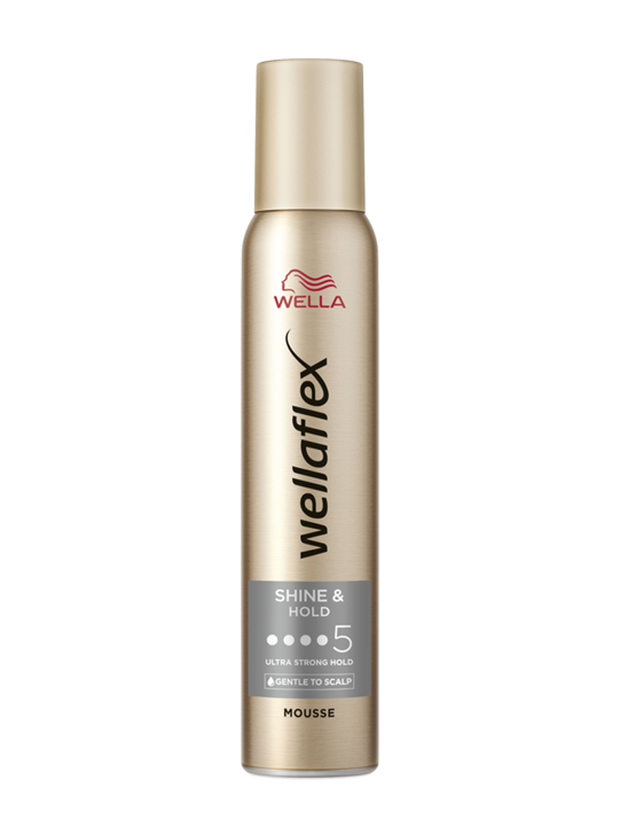 Мусс для волос Wella Wellaflex Shiny Hold/Блеск и Фиксация-5, ультрасильная фиксация