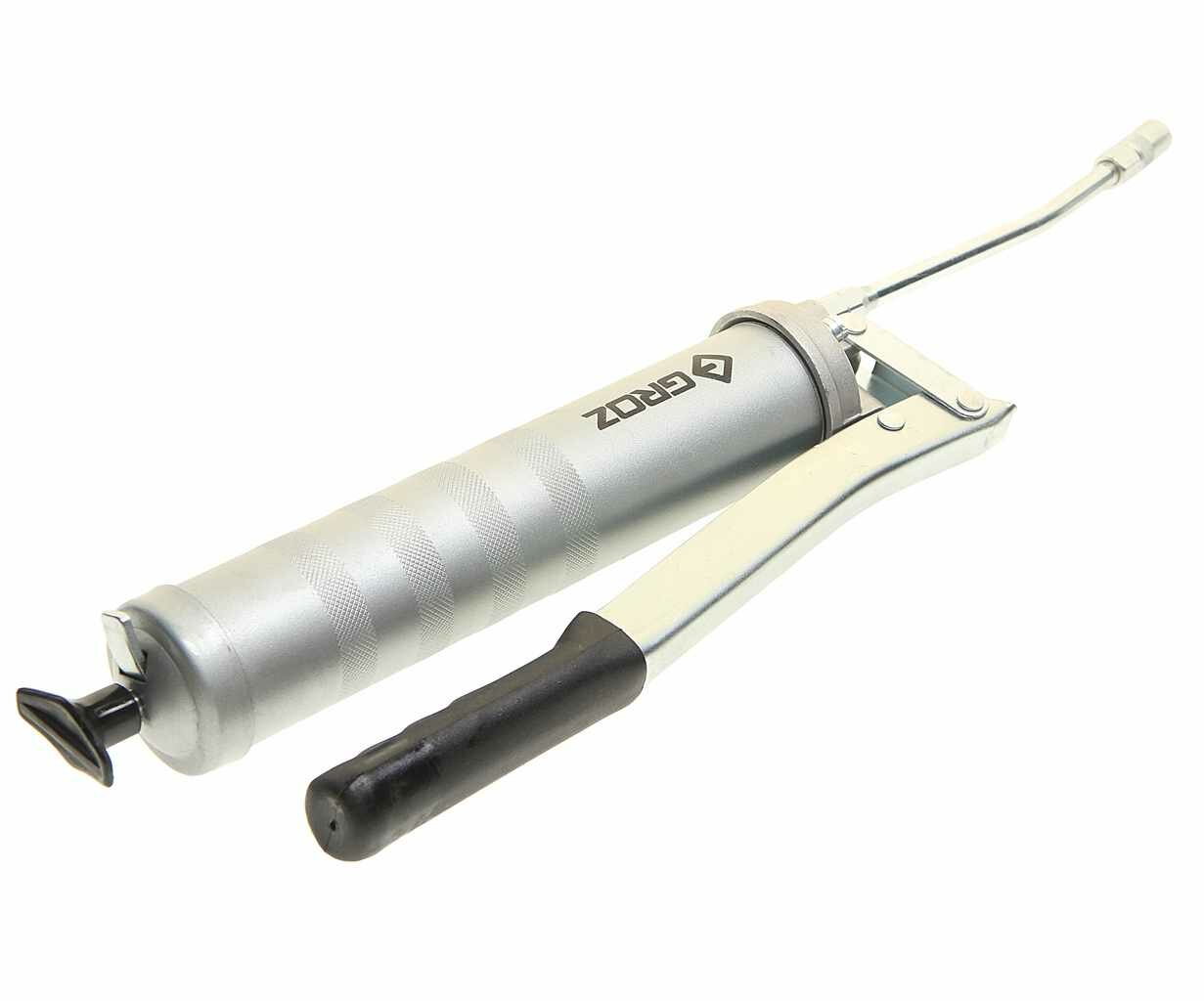 Шприц плунжерный рычажный 500мл 690атм. 1г/ход (трубка), GR42740, GROZ