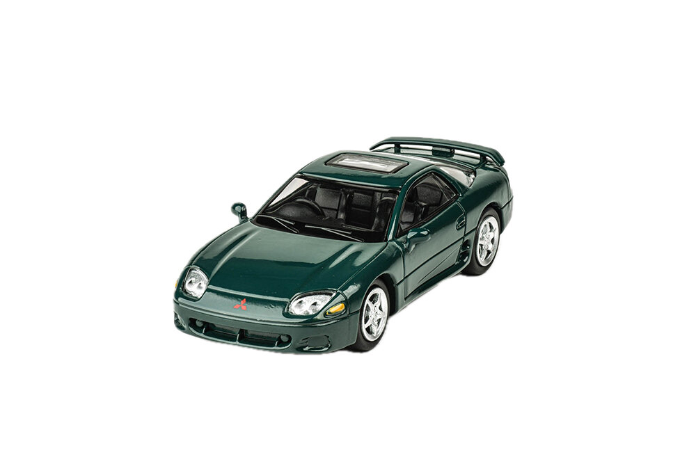 Модель коллекционная PARAGON Mitsubishi 3000GT gto 1994 руль слева, panama green (зеленый) (длина модели 6-10 см)