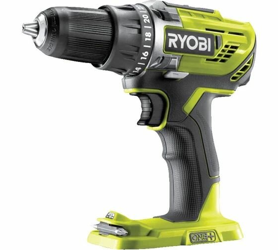 Дрель-шуруповерт Ryobi ONE+ R18DD3-0 без аккумулятора в комплекте 5133002889