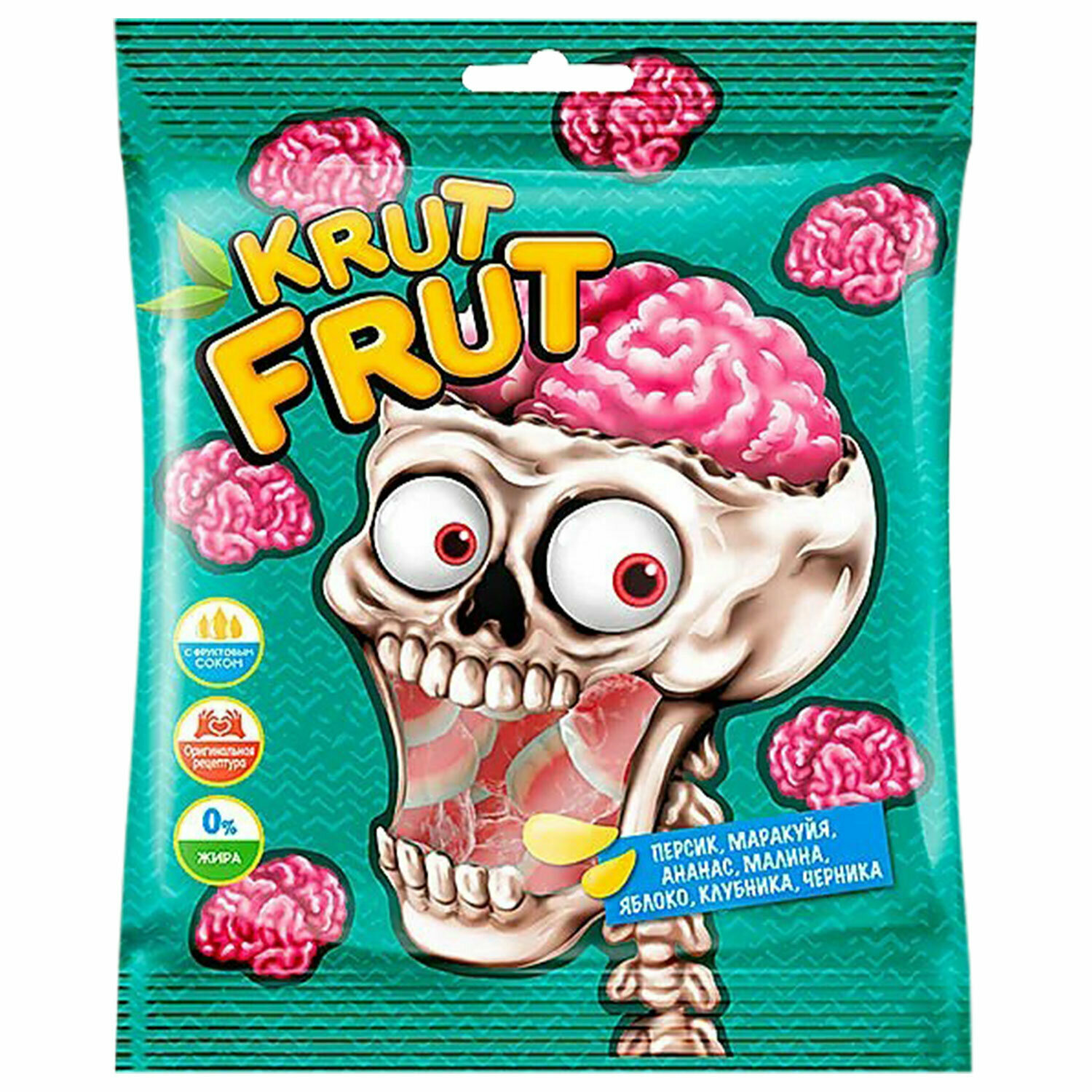 Мармелад жевательный "Мозг", 70 г, KRUTFRUT, РРМ679 (упаковка 50 шт.)