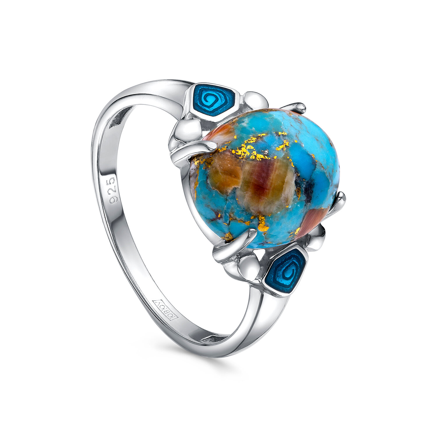 Кольцо, серебро, 925 проба