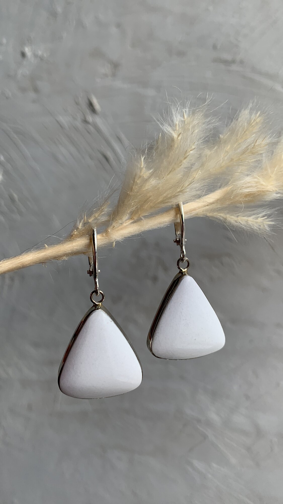 Серьги, кахолонг