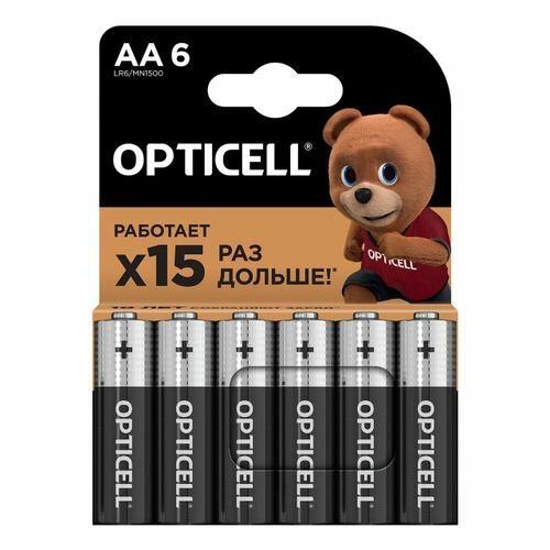 OPTICELL Батарейки Basic AA, 6 шт/уп