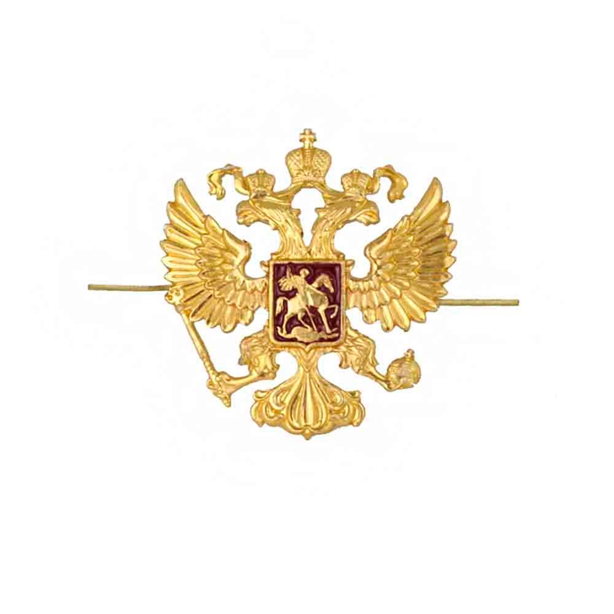Орел на тулью фуражки Мвд