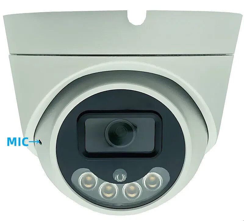 IP-камера купольная VOLDRELI ZJ-03, 8MP, 2.8мм