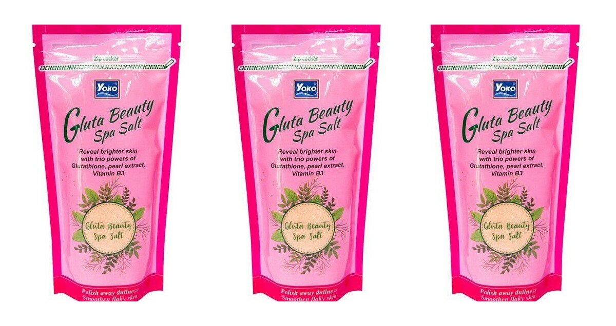 Скраб для тела Yoko, с глутатионом, солевой, 300 гр, 3 шт.