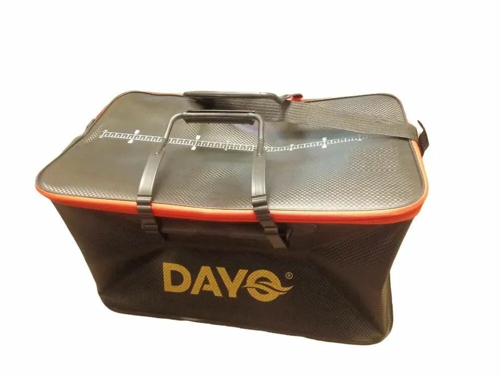 Рыболовная Сумка-Кан Dayo SX-55 50 л, водонепроницаемая, складная, чёрная