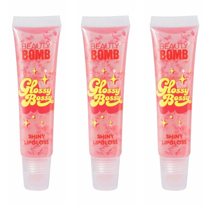 Блеск для губ Beauty Bomb Glossy Bossy, тон 04, 12 мл, 3 шт