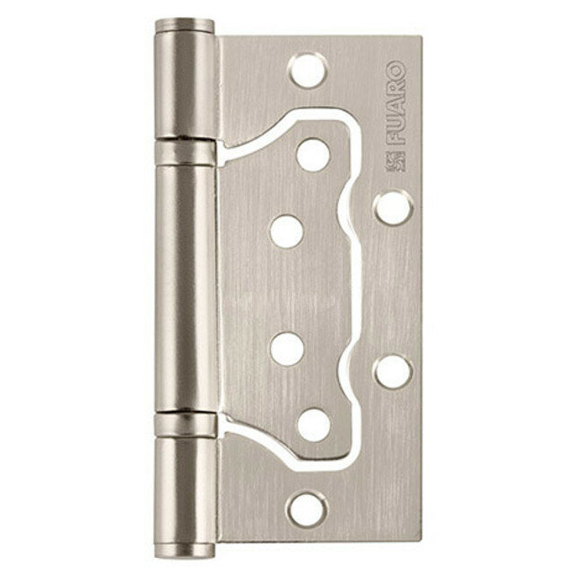 FUARO универсальная петля-бабочка 100x75x2,5 мм матовый никель для межкомнатных дверей