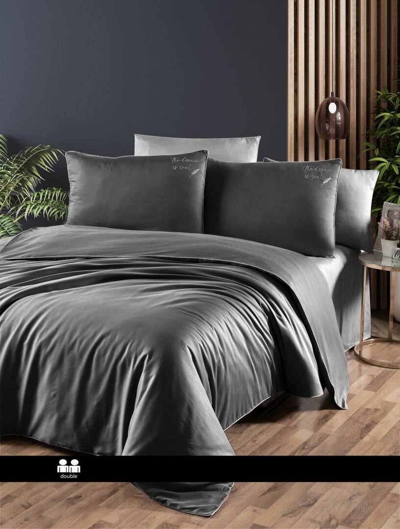 Комплект постельное Deluxe Satin белье Евро