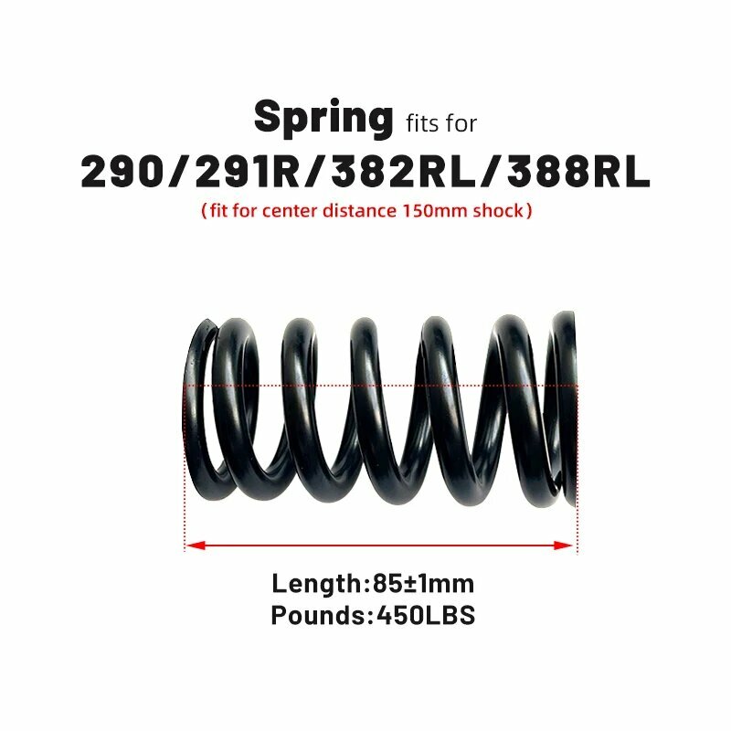 Задний амортизатор EXAFORM 290 291R из углеродистой стали 85mm-450LBS