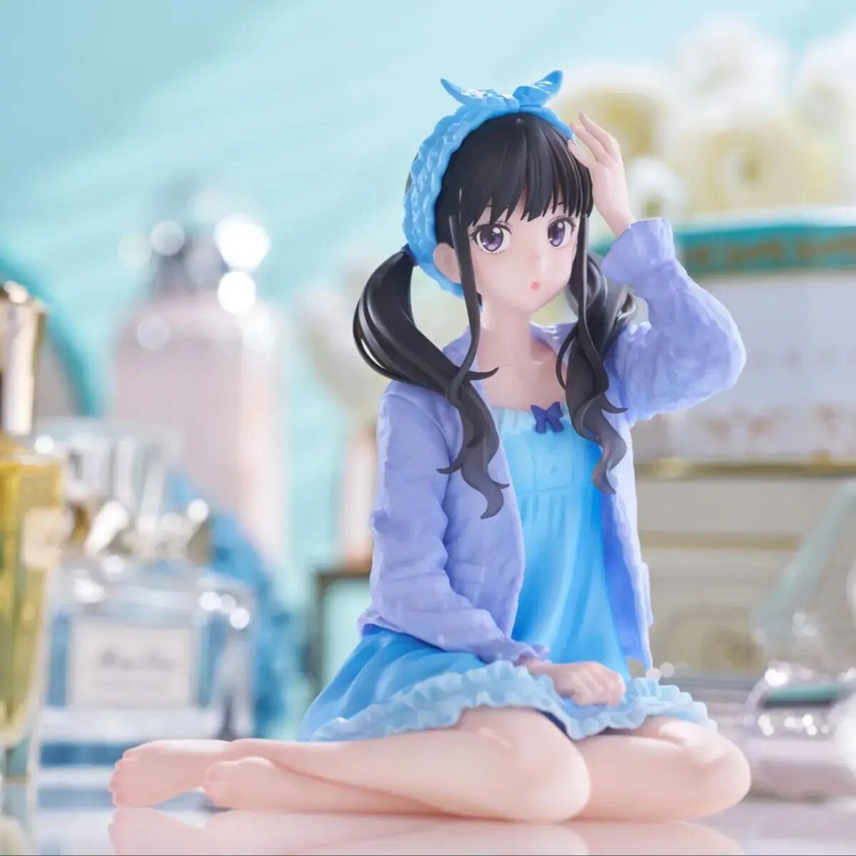 Фигурки Lycoris Recoil Inoue Takina Nishikigi Chisato Bandai Светло-голубой, Inoue Takina